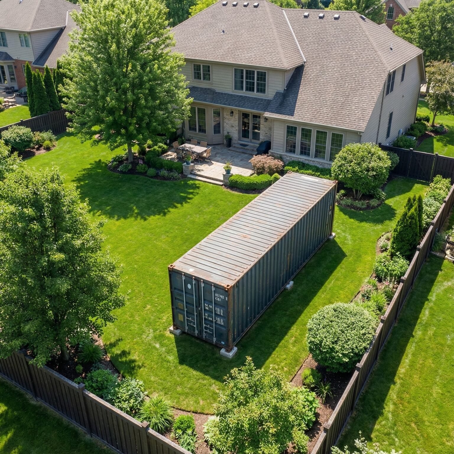 Family of Four Bought a 40' Shipping Container for Cheap. We Badly Need ...