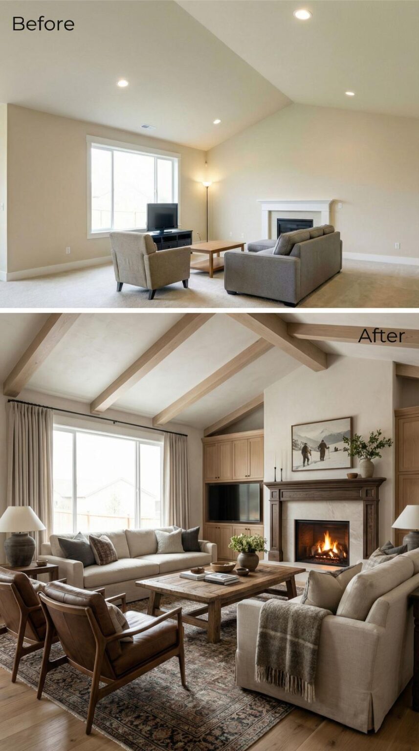 One Ski Trip Made Us Hate Our Living Room. AI Created 35 Cozy Chalet ...