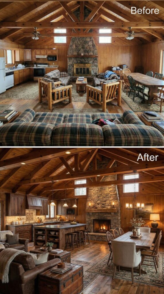 We Inherited a Gorgeous Rustic Cabin But It Needs a Reno. We Asked AI ...
