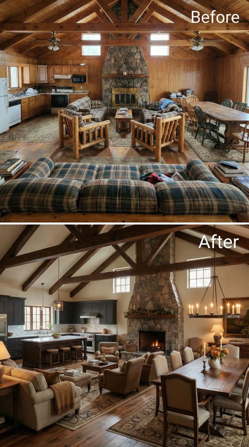 We Inherited a Gorgeous Rustic Cabin But It Needs a Reno. We Asked AI ...