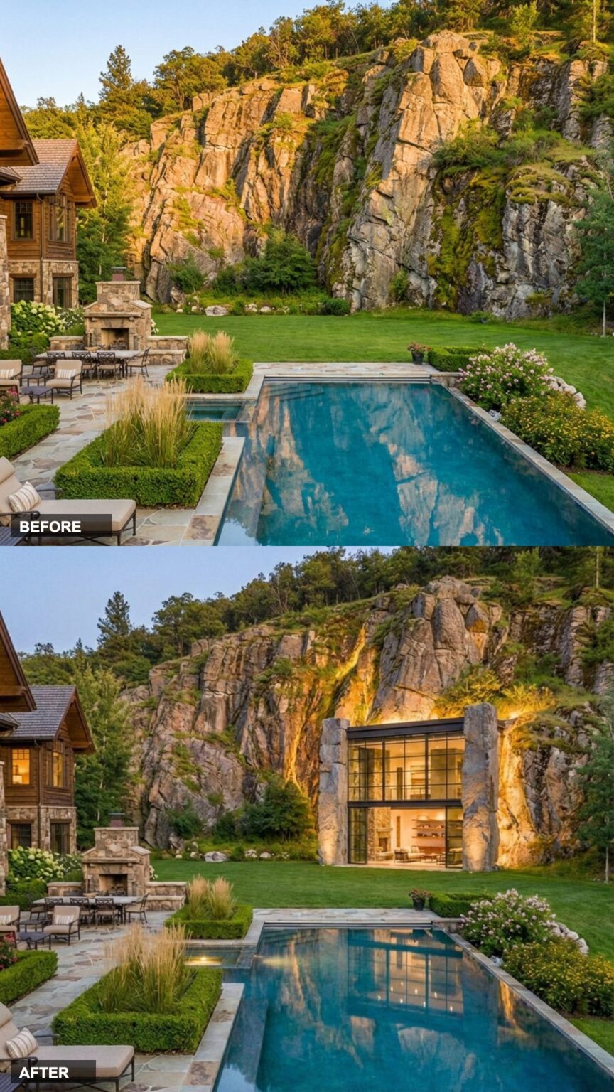 28 Ways a Raw Cliff Face Becomes a Luxury Guest House (Same Backyard ...