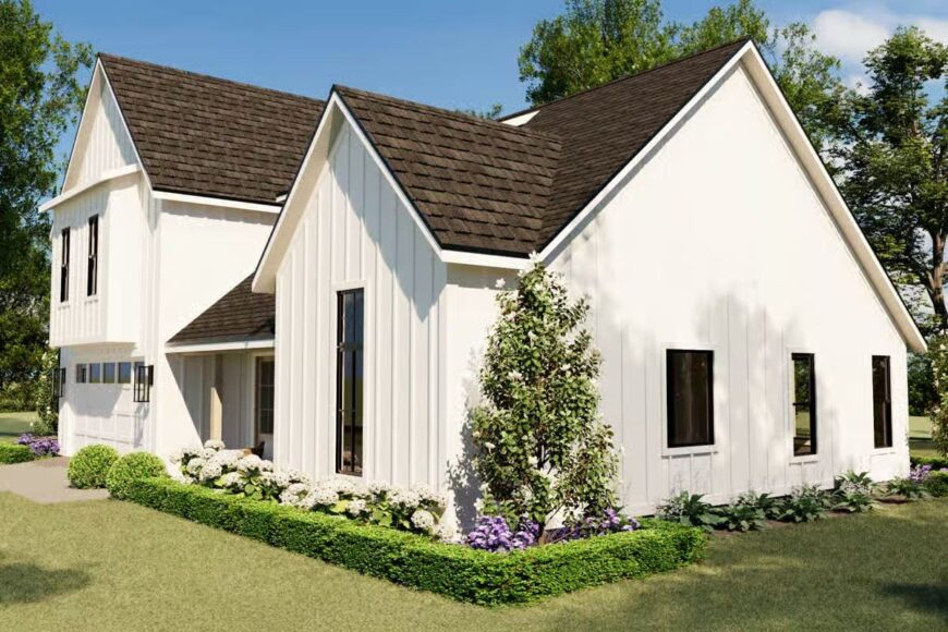 Transitional 4-Bedroom Cottage with Loft and Dual Porches (Floor Plan ...